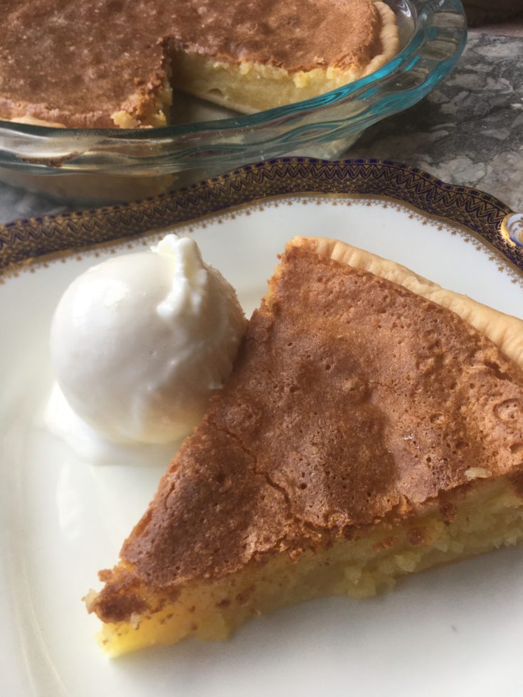Almond Custard Pie