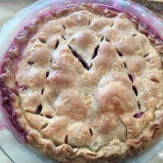 Muscadine Grape Hull Pie
